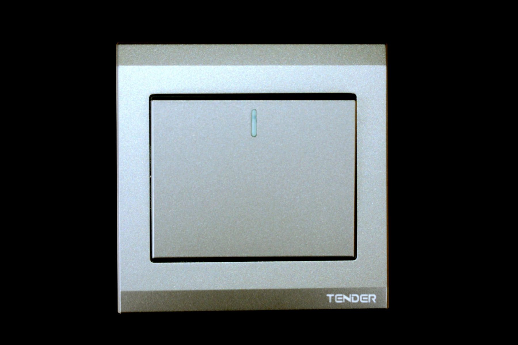 Tender 1 Gang Switch-Silver - Sonragaon Electric Ways